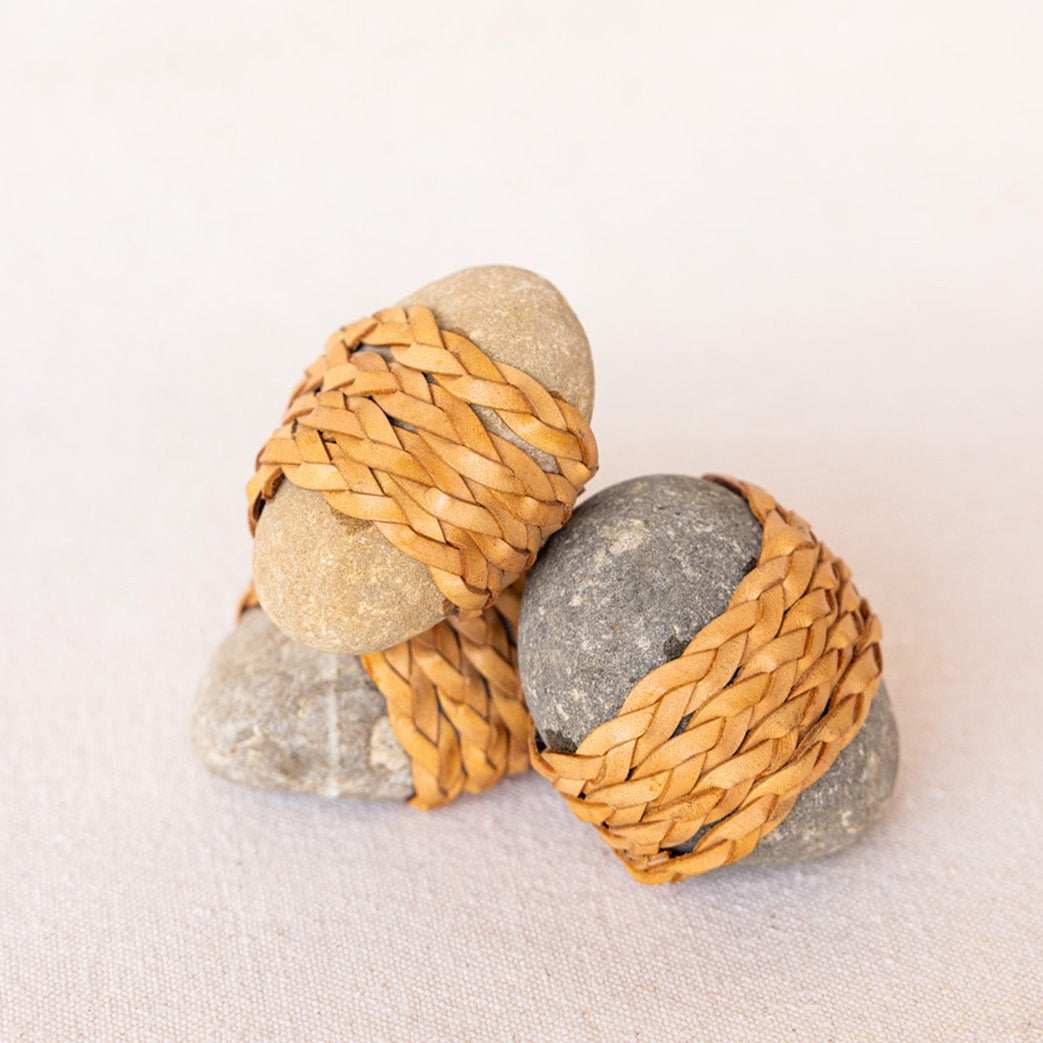 Zen Stone Wrapped in Leather – Midland Shop